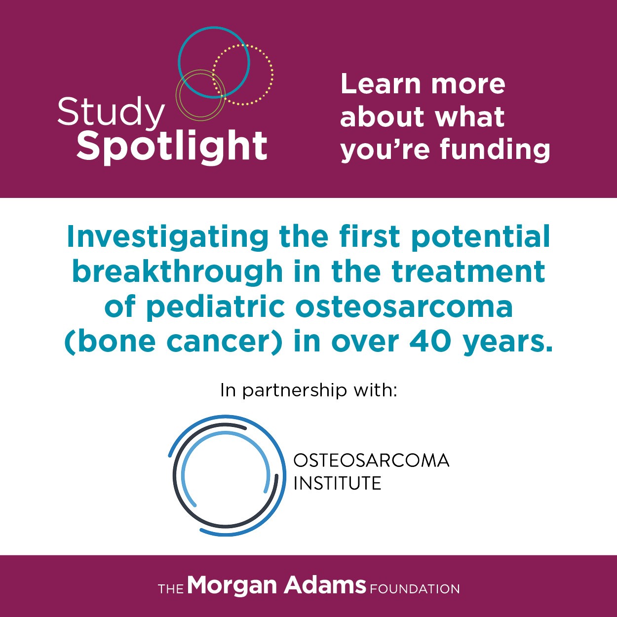 Study Spotlight: Ependymoma - Morgan Adams Foundation
